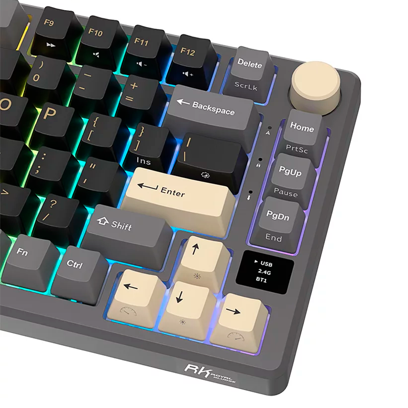 Teclado RKM75 Wireless Phantom 75% – Royal Kludge Argentina